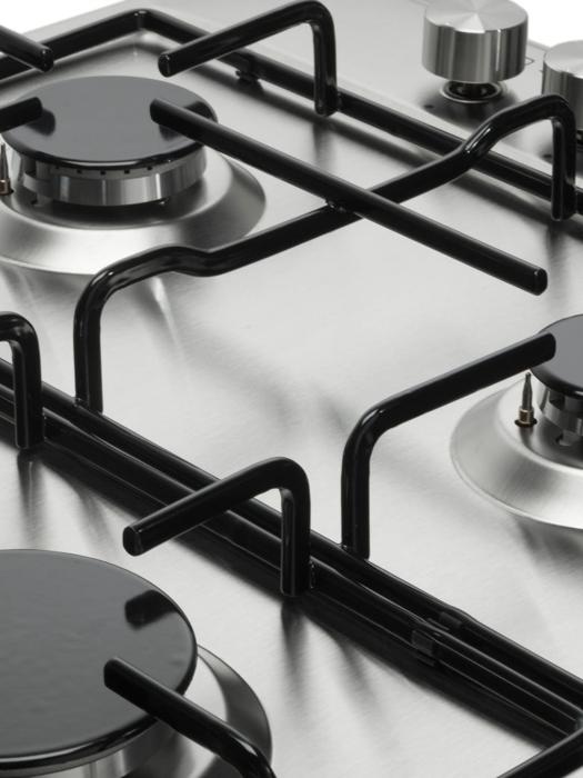 CATA UBGHFFJ60.1 60cm 4 Burner Gas Hob Stainless steel Built In ...