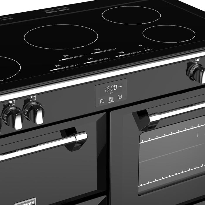 Stoves 444444475 ST RICH S1100Ei BK 110cm Induction Range Cooker Black ...