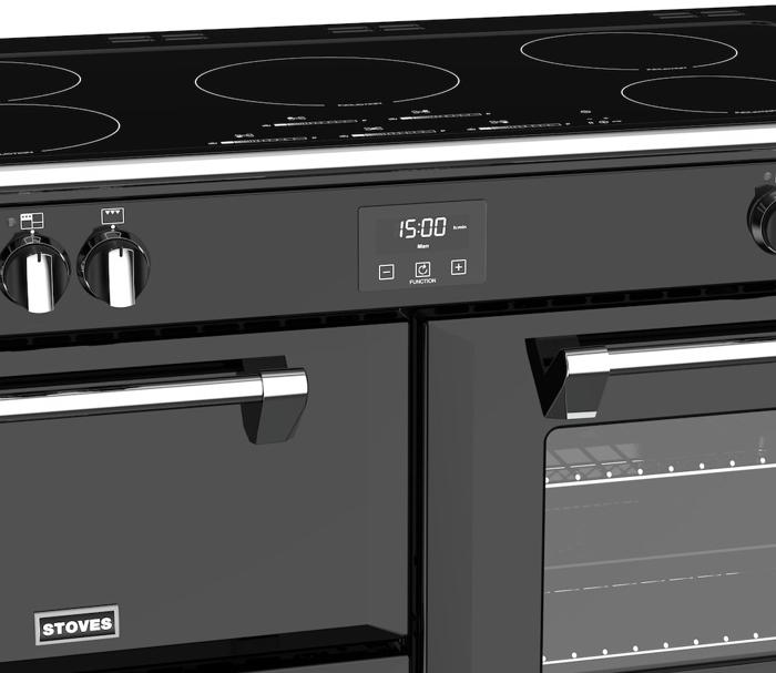 Stoves 444444475 ST RICH S1100Ei BK 110cm Induction Range Cooker Black ...