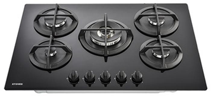 Stoves ST GTG75C 75cm 5 Gas Burners Cast Iron Pan Supports ( 444410196 ...