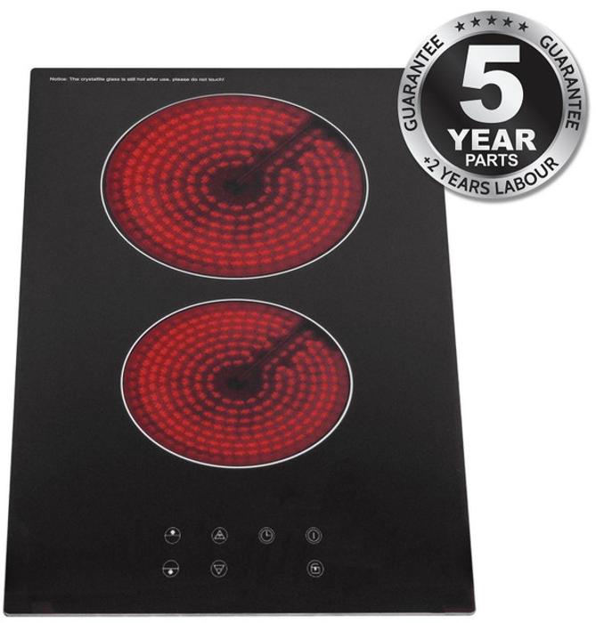 OEM CERH31BL 30cm 2 Burner Domino Ceramic With Touch Control Ceramic ...