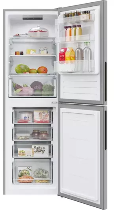 Hoover HV3CT175LFKS Low Frost 50/50 Freestanding Fridge-Freezer Silver ...