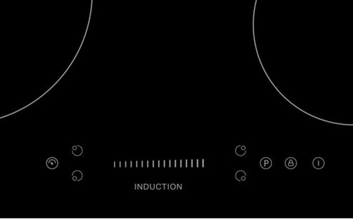 Teknix SCIH6PISL 60cm Slider Touch Plug in & Go 4 Zones Induction Hob ...