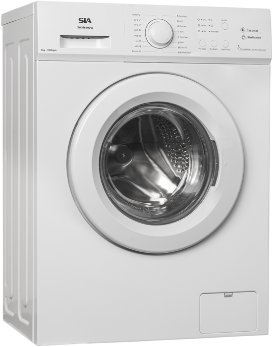 OEM SWM6100W 6kg 1000rpm Freestanding Washing Machine White Built In ...