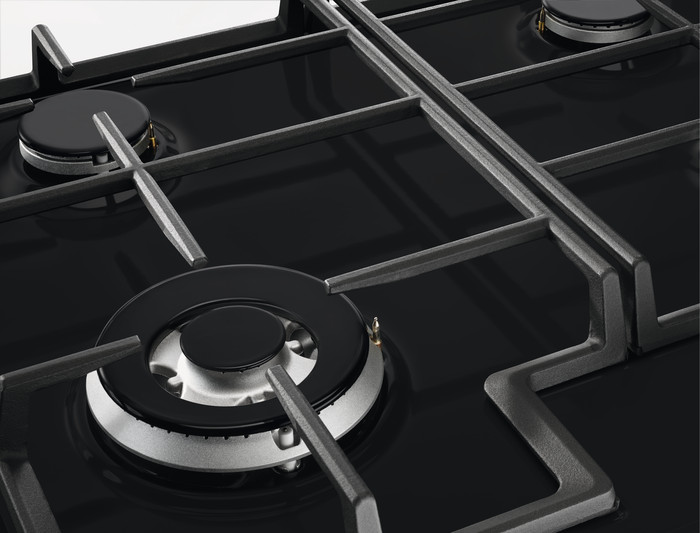 Zanussi ZOHNX3K1 Single Electric Oven + ZGNN645K 4 Burner Gas Hob Oven ...