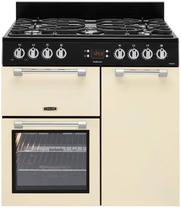 Leisure CK90G232C Cookmaster 90cm Gas Range Cooker with Two Ovens Gas ...