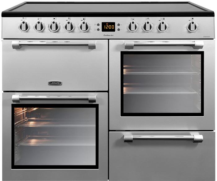Leisure CK100C210S Cookmaster 100cm Electric Range Cooker with Five ...