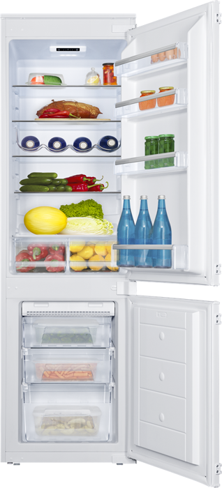 Amica BK3163 54cm 70/30 Integrated Fridge Freezer White Built In ...