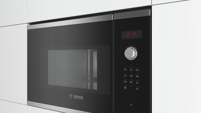 Bosch HBS534BS0B Oven + BFL553MS0B Microwave ( Built-In Combi Pack ...