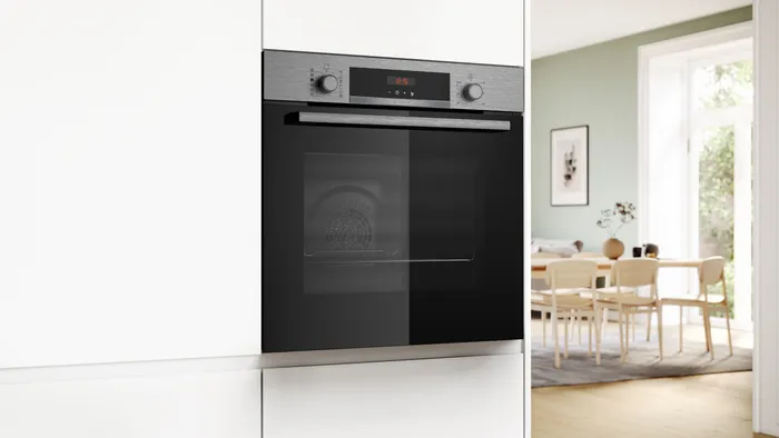 Bosch HQA574BS3B Series 4 60 x 60cm with added steam function Built-in ...