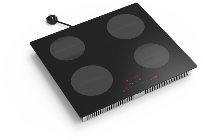 CATA UBECOIND60 60cm 4 Zone *Plug in and go* or hardwired Induction Hob ...