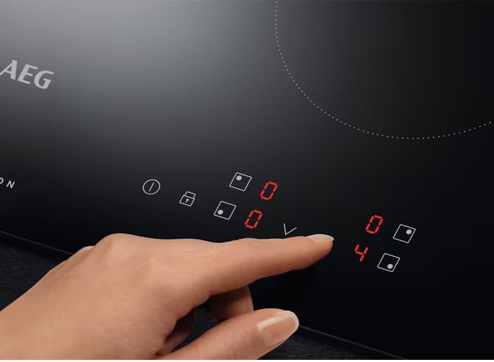 AEG IBX64200CB 3000 60cm Plug-In and Go Induction Hob Black Built In ...