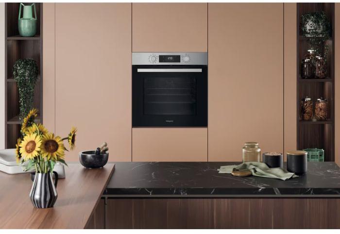 Hotpoint HOM258HXUK Hydrolytic Built-in Single Electric Oven Inox Built ...