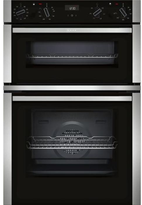 NEFF U1ACE5HN0B N50 Built-in Double Electric Oven Stainless steel Built ...