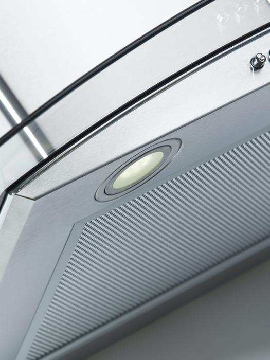 CATA CG60SSPF Wall Mounted Curved Glass Hood Stainless steel Built In ...