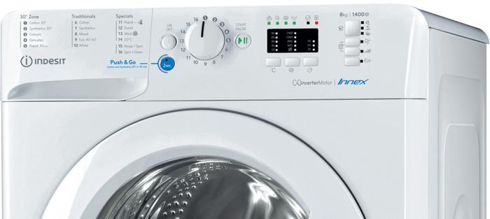 Indesit BWA 81484X W UK N Innex ( BWA81484XWUKN ) 1400spin 8kg ...